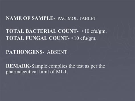 Microbial Limit Test Ppt