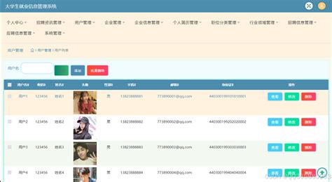 基于ssm大学生就业信息管理系统 Csdn博客