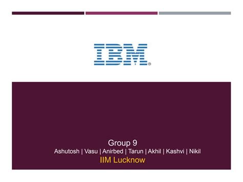 Ibm Transformation Ppt