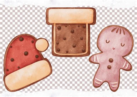 Premium Psd Christmas Ginger Bread Illustration