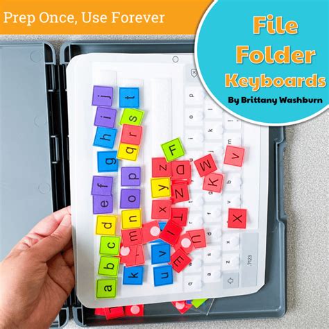 File Folder Keyboard Activities