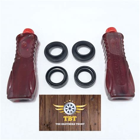 Paket Seal Sil Shock Seal Sil Debu Oli Shock Depan Botol ML Beat Vario Supra Grand Mio Vega