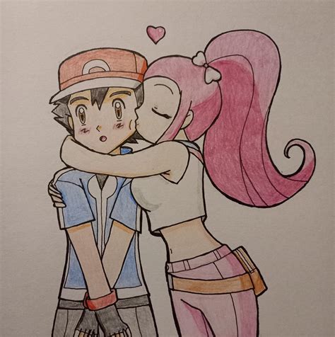Penelope Kisses Ash By Stuanimeart On Deviantart