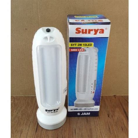 Jual LAMPU EMERGENCY LED SURYA SYT 2W 10LED Shopee Indonesia