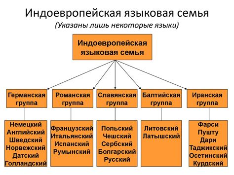 Языковые семьи и группы презентация онлайн