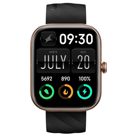 Buy Fastrack Kruz Plus Smartwatch With Functional Crown Mm Super HD Display Black Strap