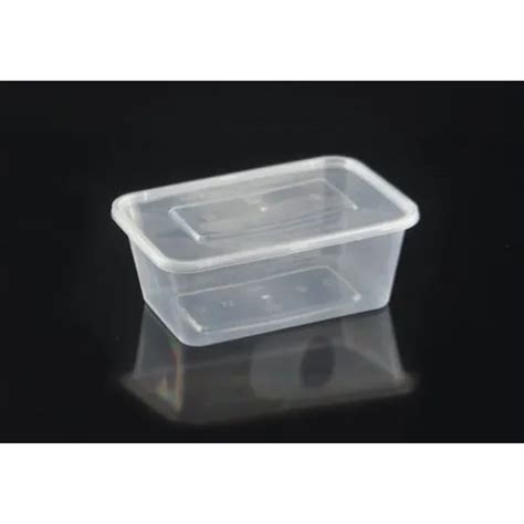 Rectangular Food Containers 1000ml Polystyrene White Color For Safe