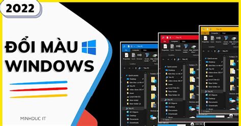 H Ng D N Thay I M U Tr N Windows C Thanh Taskbar V Thanh Ti U
