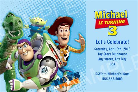 Toy Story Birthday Card Printable Free