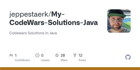 Github Jeppestaerkmy Codewars Solutions Java Codewars Solutions In Java
