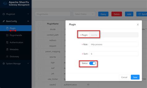 rewrite plugin apache shenyu