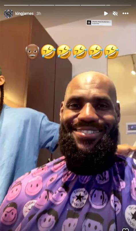 Lebron James Posts Photo Of Bald Shaved Head