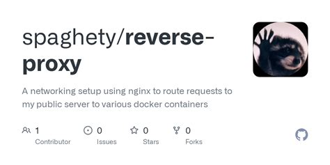 Github Spaghetyreverse Proxy A Networking Setup Using Nginx To Route Requests To My Public