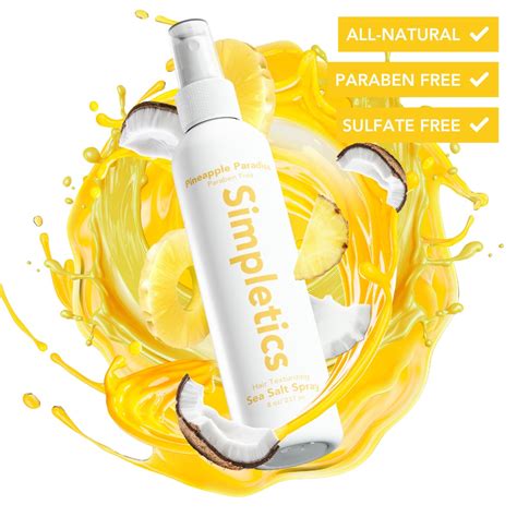 Himalayan Sea Salt Styling Spray For Hair Simpletics