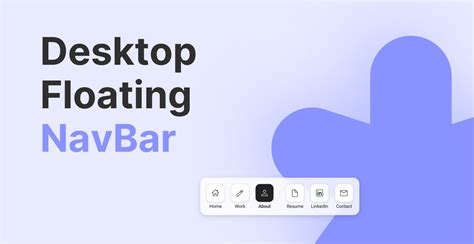 Desktop Floating Navigation Bar Figma