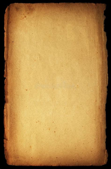 Isolated Old Fashioned Paper Stock Image Image