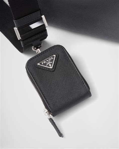 Black Saffiano Leather Shoulder Bag Prada