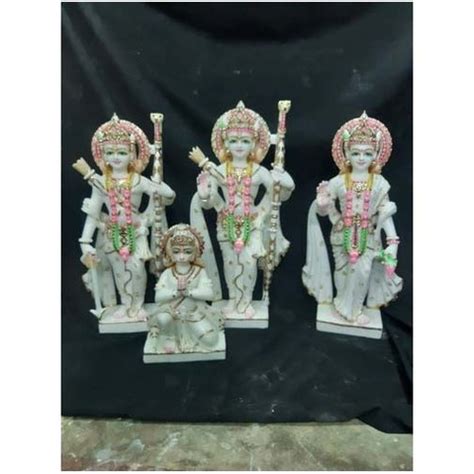 Easy To Clean Handmade White Marble Ram Darbar Standing Statue At Best Price In Jaipur Satya