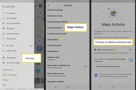 How To Delete Google Maps Search History