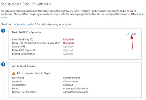 Authentication Sources Azure Ad Saml Ferrumgate