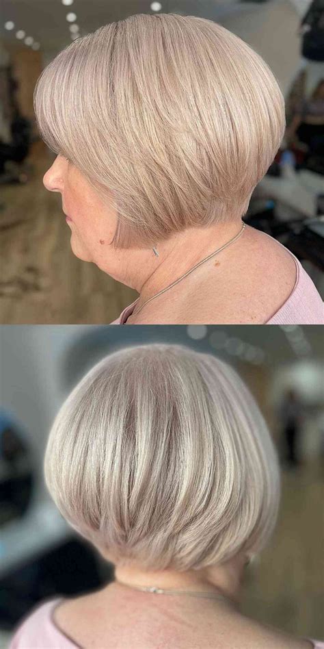 29 Trendy Graduated Bobs Older Women Are Getting In 2024