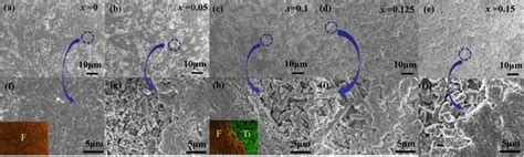 Aj Different Content Xtio2caf2 Ceramic 950 °c Annealing Treatment Of