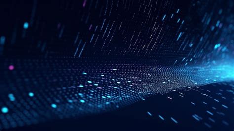 Premium Ai Image Digital Background With Movement Of Glowing