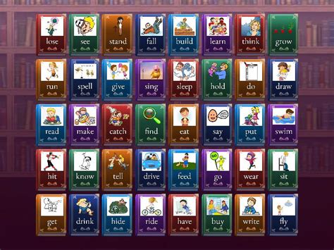 AS3 U7 Irregular Verbs Flip Tiles