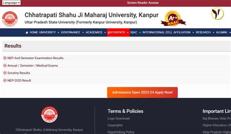 Csjmu Result 2025 Out Download Your Ug Pg Marksheet Now