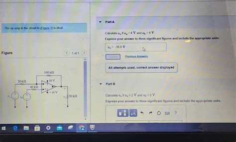 Solved The Op In The Circuit In Is Ideal Figure Chegg