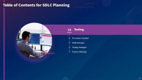 sdlc planning powerpoint presentation slides ppt slide