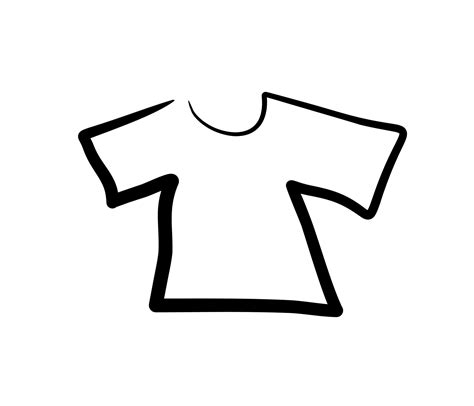 T Shirt Icon Clothing Logo Sketch Brush Wardrobe Man And Woman