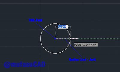 Kursus AutoCAD Gratis Teknik Menggunakan Perintah Circle