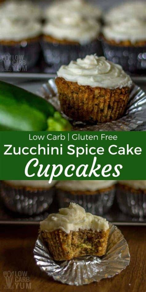 Keto Spice Cake Zucchini Cupcakes Low Carb Yum