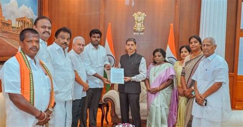 Tn Bjp Delegation Meets Guv Seeks Cbi Probe Into Kallakurichi Hooch