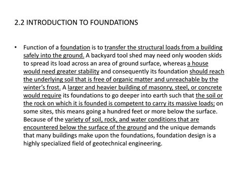 PPT - FOUNDATIONS PowerPoint Presentation, free download - ID:6903856