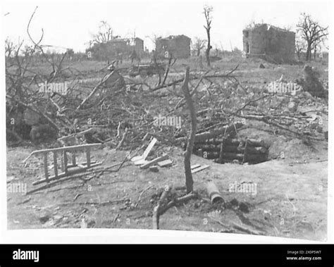 EIGHTH ARMY STRONGPOINTS AND DEFENCES ON THE HITLER LINE One Of The
