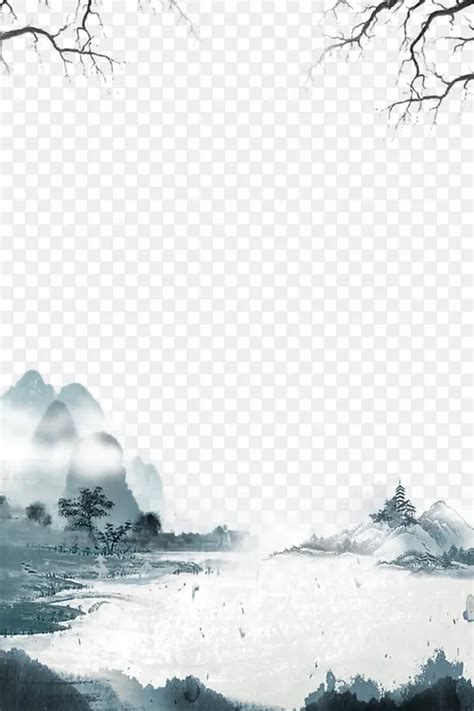 免扣中国风水墨元素背景图片素材下载 图片编号yakokawe 免抠素材网