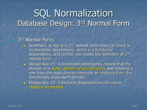 PPT SQL Normalization Database Design PowerPoint Presentation Free