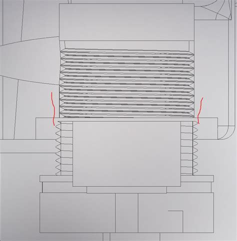 Solved Male And Female Threads Not Lining Up Autodesk Community