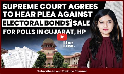 Supreme Court Agrees To Hear Plea Against Electoral Bonds Sale For