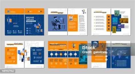 브로셔 창조적 인 디자인 다목적 템플릿은 표지 뒤로 및 내부 페이지를 포함합니다 책자에 대한 스톡 벡터 아트 및 기타 이미지 책자 형판 생활필수품 Istock