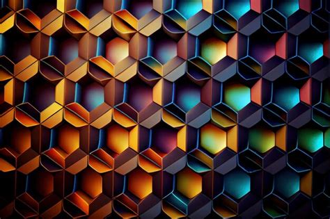 Premium Ai Image 3d Geometric Figures Parametric Patterns Seamless