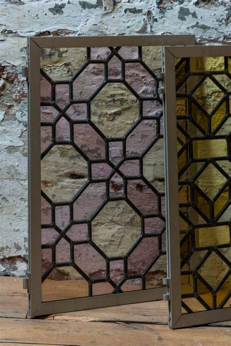 Geometric Stained Glass Windows 9671 Retrouvius