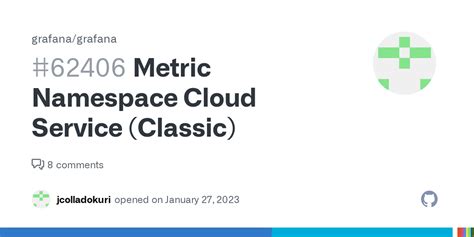 metric namespace cloud service classic · issue 62406 · grafana