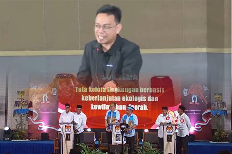 Debat Pertama Pilkada Belitung 2024 Ketua KPUD Belitung Ini Momen Adu