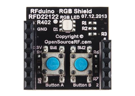 rfduino rgb button shield robot gear australia
