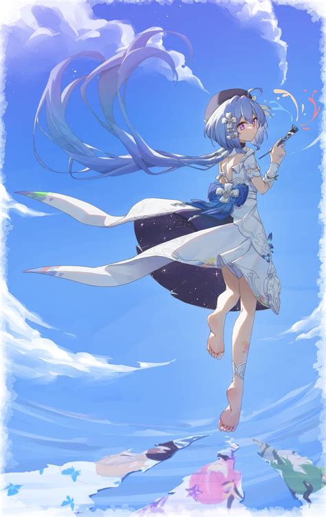 Elysia Aponia Griseo Griseo And Kosma Honkai And 1 More Drawn By