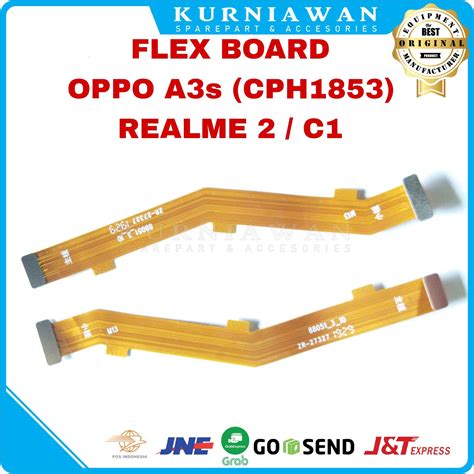 Flexible Ui Board Oppo A3S CPH1853 Fleksibel Penghubung Mesin Konektor Charger Lazada Indonesia