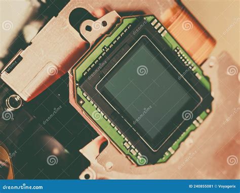 camera sensor matrix close up stock image image of component closeup